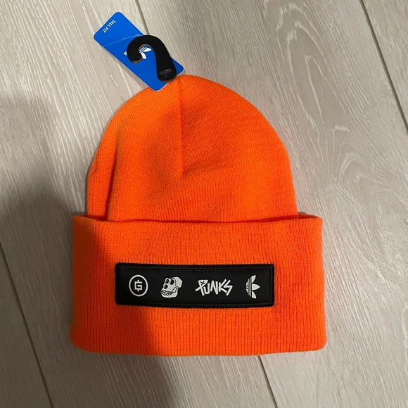 adidas | Accessories | Adidas Nft Orange Beanie | Poshmark